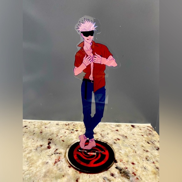 Other | Jujutsu Kaisen Satoru Gojo Stand Figure Acrylic | Poshmark
